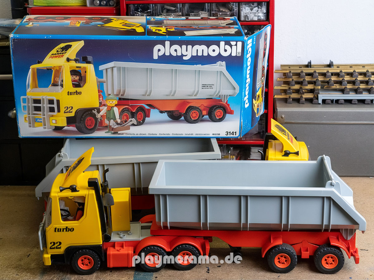 Playmobil Sattelschlepper mit Mulde 3141-A - playmorama.de